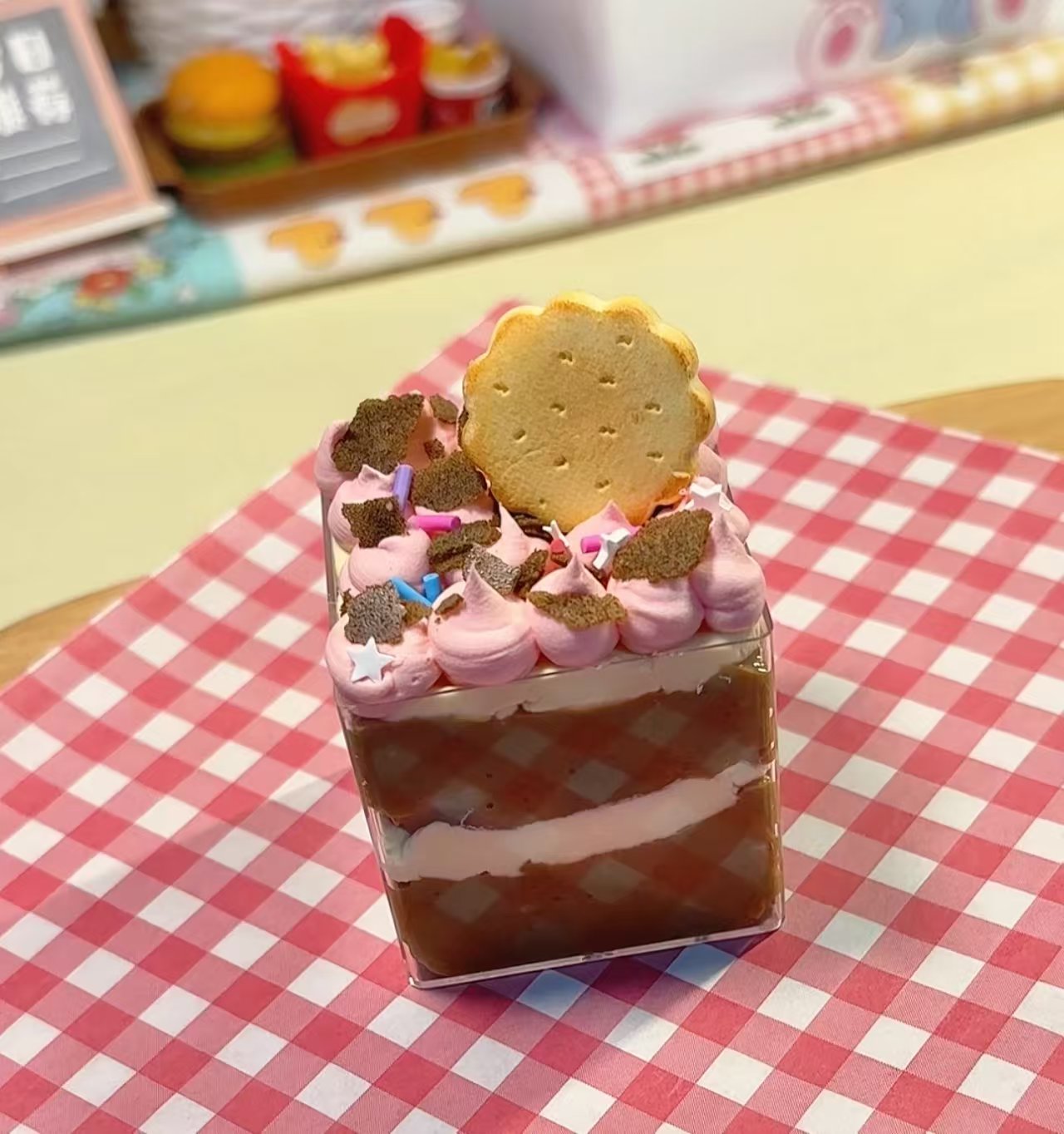 MAMIYA Cookie Chiffon Cake DIY Food Slime From QIQI GUAIGUAI Slime
