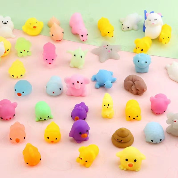 50pcs Cute Mochies Squishy Toy Mini Mochi Squishies Birthday Party Gif ...
