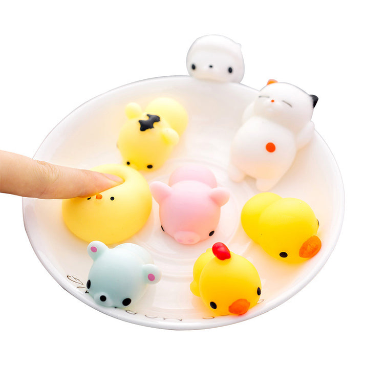 50pcs Cute Mochies Squishy Toy Mini Mochi Squishies Birthday Party Gif ...